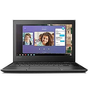 Lenovo 81ER0002US 100e, Chrome Intel N3350 2.4 GHz Laptop, 4 GB RAM 16GB SSD (Renewed)