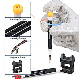 Cell Phone Repair Tool Kit for iPhone, Novoard 14pc Apple iPhone Screwdriver Set with 8 iPhone Tools, Magnetic Phillips, Pentalobe, Triwing, Standoff Screwdriver and Nut Driver for All iPhone Models