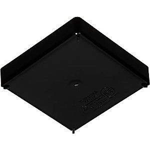 Carlisle FoodService Products 1102003 Square Drip Tray, San, Black