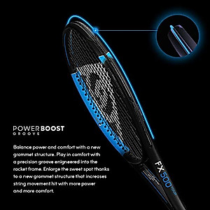 Dunlop Sports FX500 Tour Tennis Racket, 4 3/8 Grip