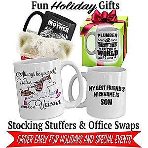 Camper Dad Mug - Dad's Camping - Large Father Coffee Cup - Birthday Anniversary Christmas Gift Stocking Stuffer - Camper Dad Husband Brother Uncle Soon-to-be Dad Co-worker Men