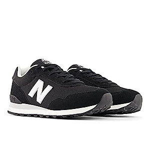 New Balance Men's 515 V3 Sneaker, Black/White/Aluminum Grey, 10