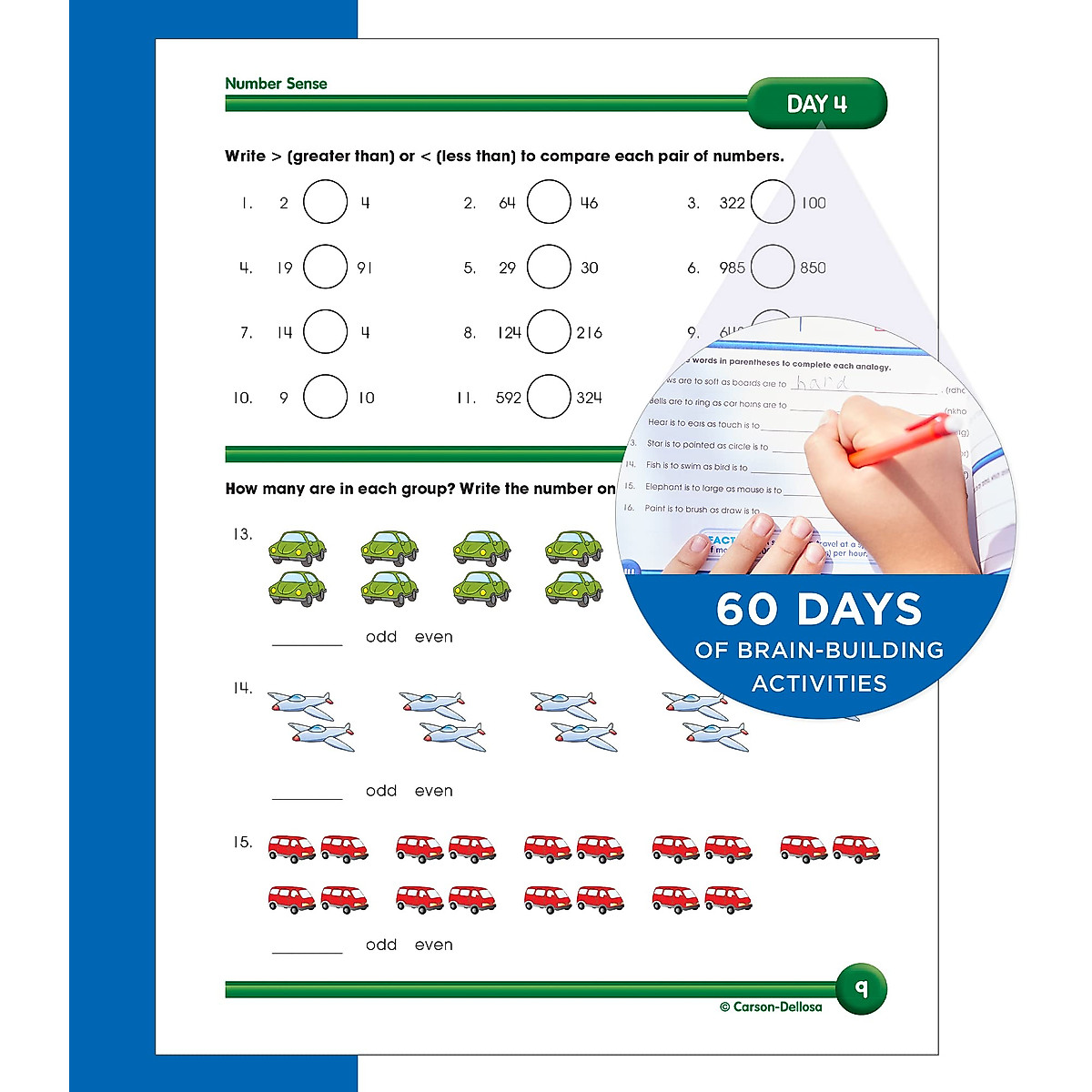 Summer Bridge Activities 2nd to 3rd Grade Workbook, Math, Reading Comprehension, Writing, Science, Social Studies, Fitness Summer Learning Activities, 3rd Grade Workbooks All Subjects With Flash Cards