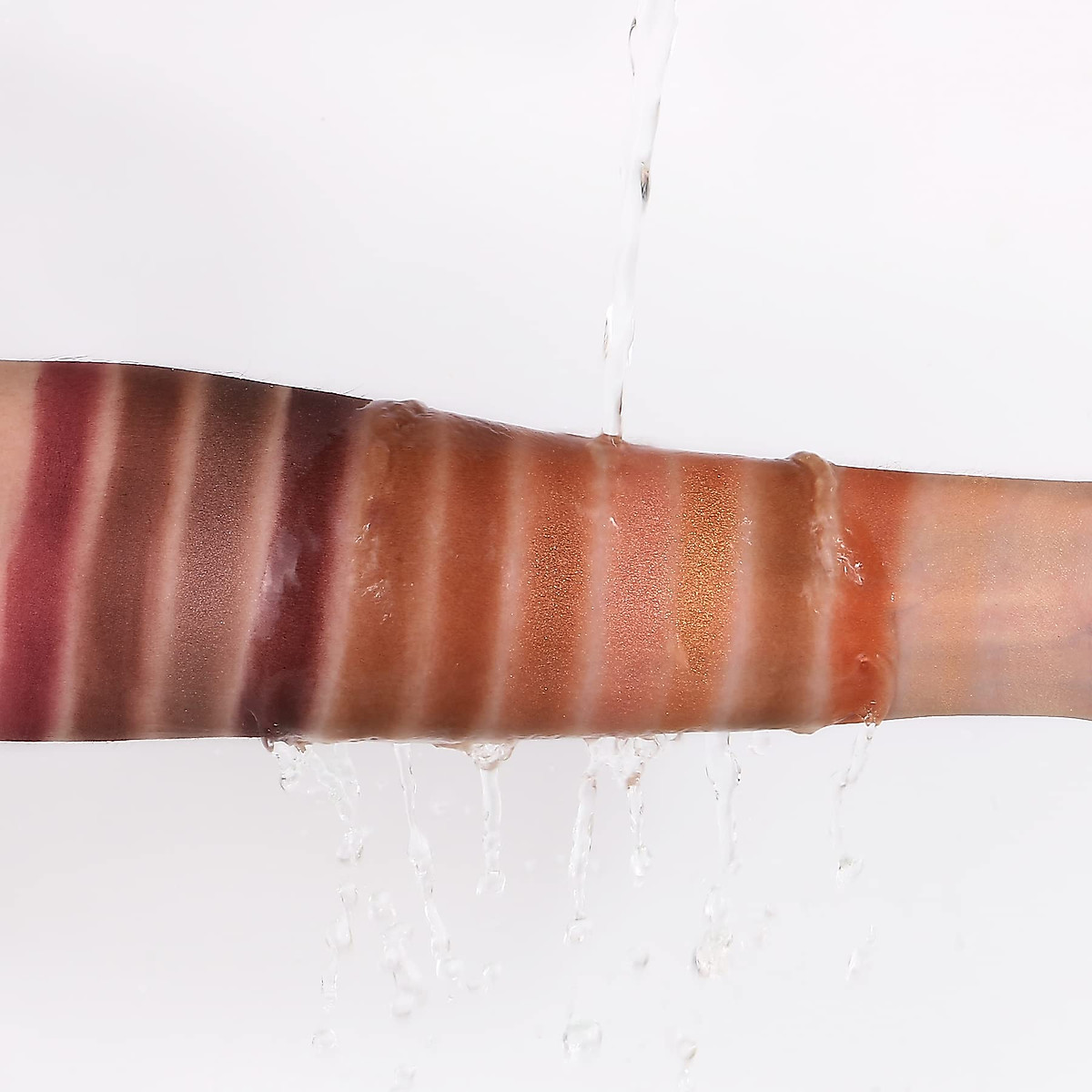 Vodisa Nude Neutral Eyeshadow Palette, Matte and Shimmer Eye Shadows Long Lasting Blendable Eyeshadow with Makeup Brushes Set Warm Brown Waterproof High Pigment Powder Pallet 25B