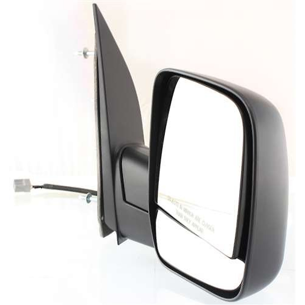 Kool Vue Left & Right Power Door Mirrors Compatible With Ford E-350 Super Duty 2002-2008 Without Puddle Lamp Textured Pair Standard Passenger Van