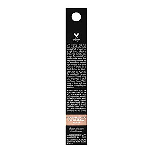 e.l.f. Liquid Metallic Eyeshadow, Gel Formula, Multi-Dimensional Finish For Bold Eye Looks, One-Swipe Coverage, Vegan & Cruelty-Free, Moon, 0.1 Fl Oz