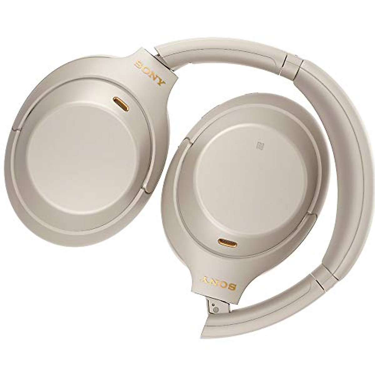 Sony WH-1000XM4 Wireless Industry Leading Noise Cancelling Over-Ear Headphones with Mic for Hands Free Calling and Alexa, Silver WH-1000XM4/S Bundle w/Case + Deco Gear Portable Charger + Gym Bag