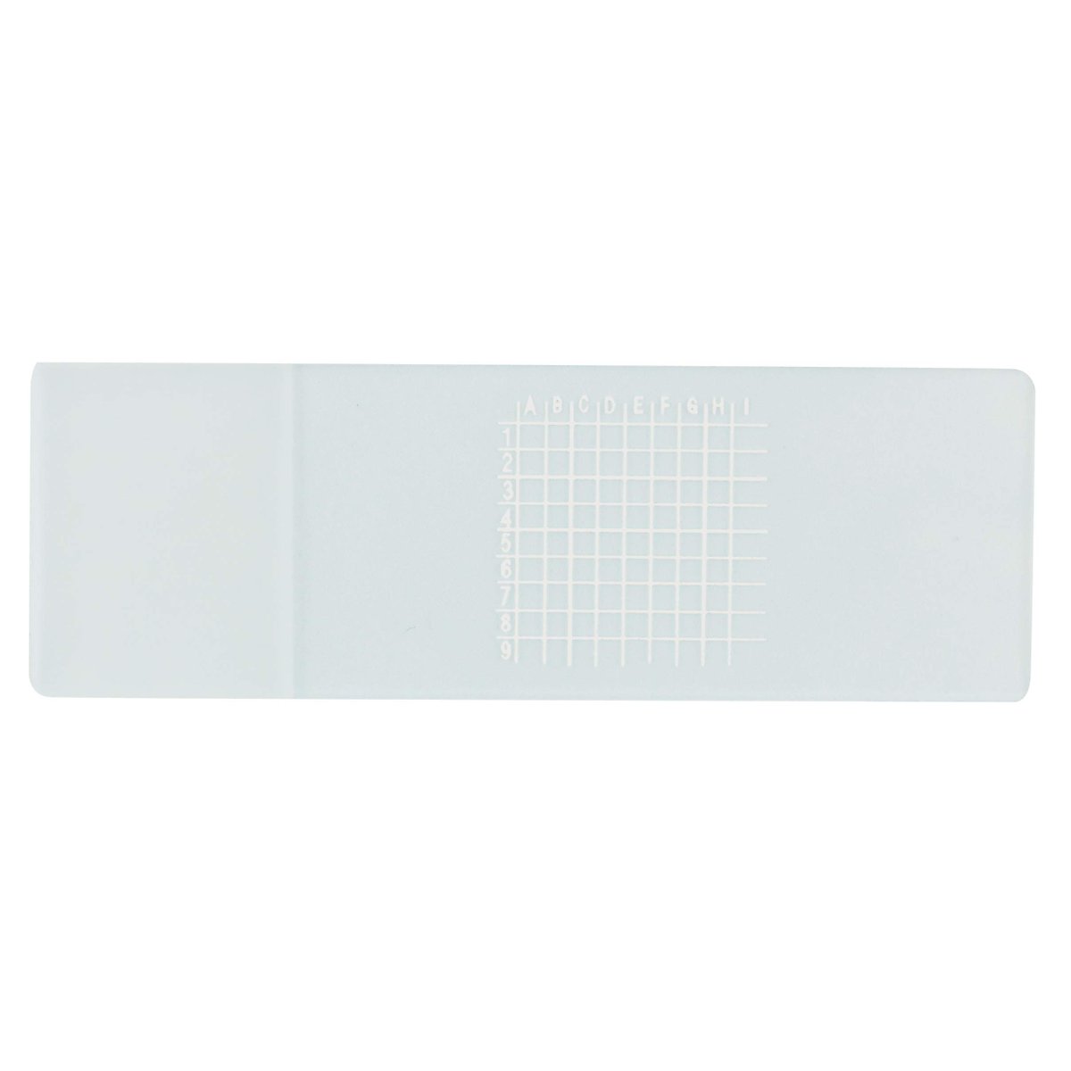 RPI Microscope Grid Slides, 1 x 3 inches, White Imprint, 81 Squares per Slide, 72 Slides per Package, Stain Resistant