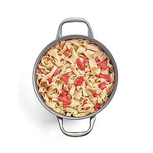 Cuisipro Easy Release Hard Anodized Stainless Steel Stock Pot, 6qt/9.5"diam