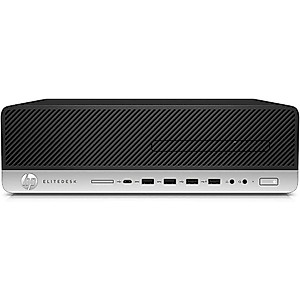 HP EliteDesk 800 G4 SFF Business Desktop PC, Intel Core i5-8500 3.0Ghz up to 4.1GHz, 16GB DDR4 RAM, 512 GB SSD, DVD, Bluetooth, Windows 10 Pro (Renewed), Black