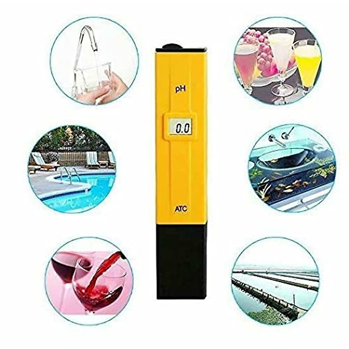 Spancare Digital Pen Type PH Meter for Water Testing Digital TDS Meter with Accessories