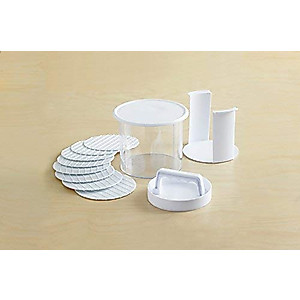 Mr. Bar-B-Q 12 Piece Patty Press Set | Save Time with Early Prep | Quick Release Insert | Makes Perfect Patties Every Time | Refrigerator and Dishwasher Safe | Great for Picnics and Tailgating