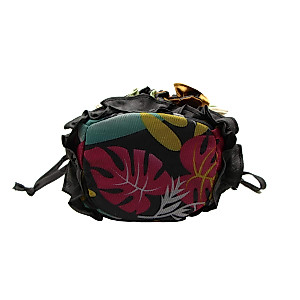 Womens Ladies Handbag Drawstring Bucket Bag Coin Purses Key Bags Cash Money Phone Pouches - Black