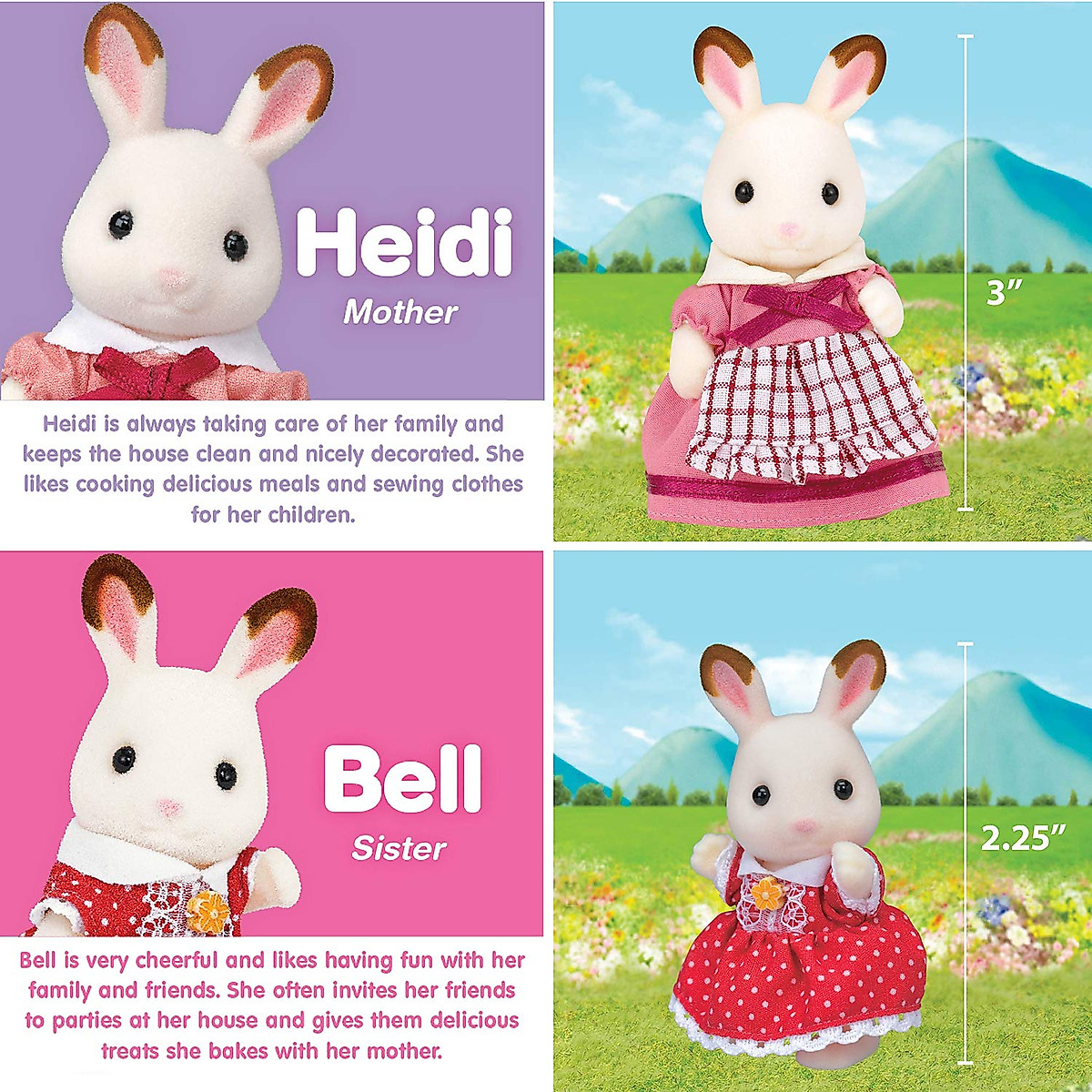 Calico Critters Red Roof Country Home - Dollhouse Playset with Figures, Furniture and Accessories for Ages 3+