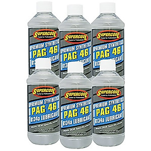 TSI Supercool P46-8-6CP 46 PAG Viscosity Oil, 8 oz, 6 Pack