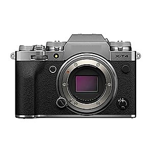 Camera X-T4 XT4 APS-C Frame Mirrorless Camera Professional Autofocus 4K Video Shooting Support Slow Motion Photography Digital Camera (Color : Silver Body)