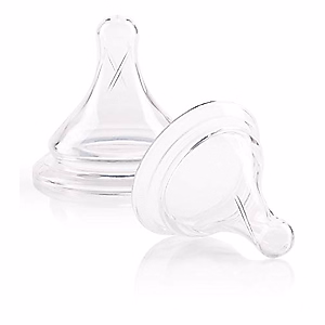 Joovy Boob Naturally Nood Bottle Nipples Featuring Ultra-Strong Silicone with Bumps to Mimic Mom and Available in 5 Flows - Compatible with Joovy Boob Bottle Line (Stage 2)