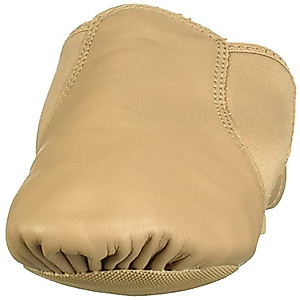 Capezio Women's E-Series Jazz Slip On Shoe, Caramel, 11