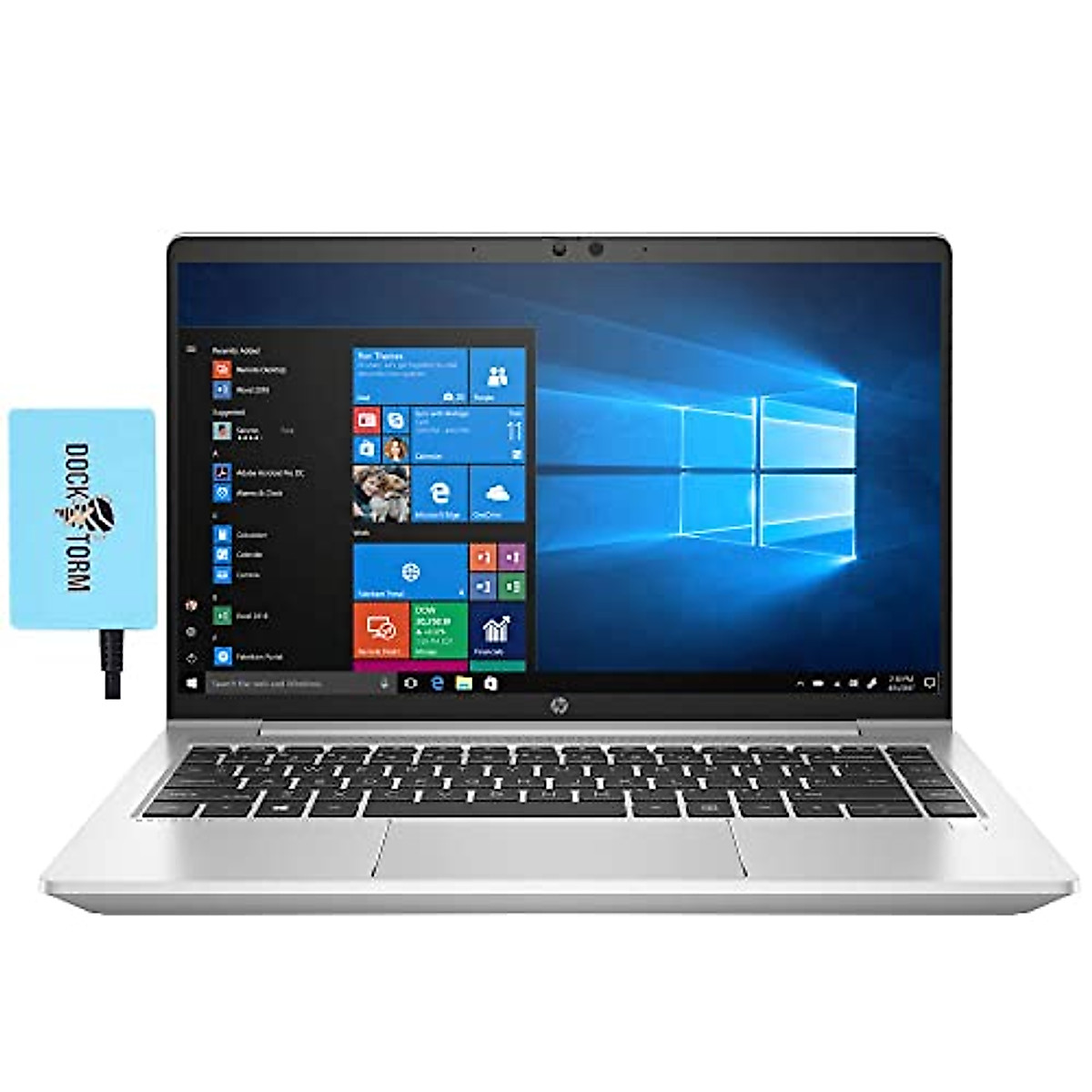 HP 2022 Newest ProBook 440 G8 14" FHD + IPS Laptop (Intel i5-1135G7 4-Core, 16GB RAM, 256GB PCIe SSD, Intel Iris Xe, (1920x1080), FP Reader, WiFi 5, BT 5, Backlit KB, HD Webcam, Win11P) w/Hub