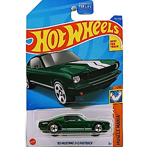 Hot Wheels 2022 - '65 Mustang 2+2 Fastback - Muscle Mania 1/10 [Green] 192/250