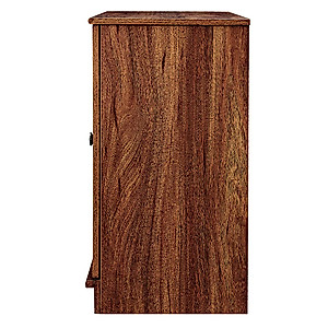 HearthPro Alexander Electric Fireplace TV Stand & 18" Firebox - Weathered Brown, SP6547-OF