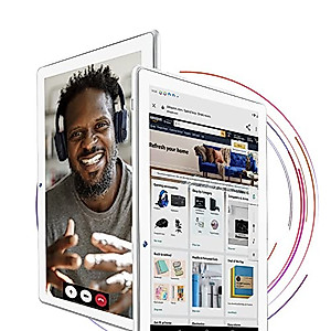 2024 Newest 10.1 Inch Android Tablet With Keyboard - 5G WIFI Tablets Ultra-Portable- RAM 4GB | ROM 64GB 128GB Expandable -6000mAh | Dual Camera | Bluetooth 5.0| 1080FHD | GPS | Mouse/Stylus-Silver