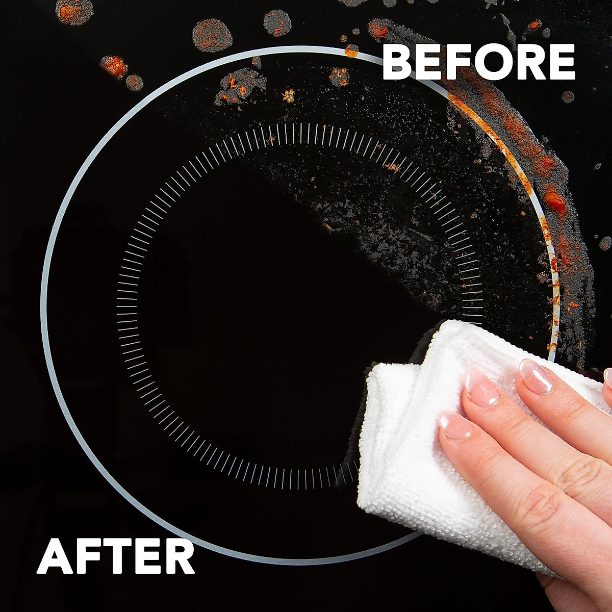 Weiman Cooktop Cleaner for Daily Use (2 Pack) Streak Free, Residue Free, Non-Abrasive Formula - 22 Ounce