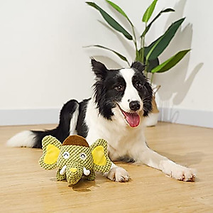 Squeaky Dog Toys Durable Dog Plush Toys for Aggressive Chewers, Dog Chew Toys for Small Medium and Large Breed, Puppy Teething Pet Training and Entertaining, Durable Dog Toys