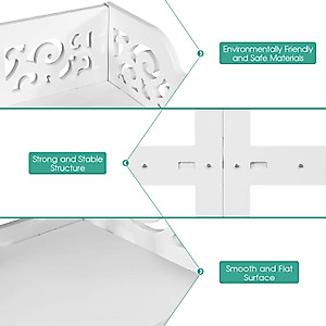 Shoe Cabinet Rack,Small Bookcase Space Saving Shoe Rack,Small Bookcase With White Chic Hollow Shoe Closet Wood Plastic Plate Baroque Storage Organizer Stand Shelf Holder