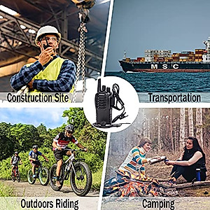 Walkie Talkies for Adults Long Range, Baofeng BF-888S Handheld Two Way Radios with Earpiece and Mic, Rechargeable Walkie Talkie with Li-ion Battery and Charger, Wireless Walky Talky(2 Pack)