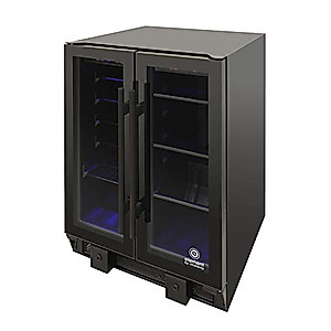 Vinotemp EL-BWC102-02 Touch Screen Beverage Wine Cooler, Black