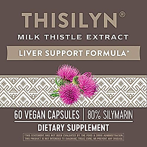 Nature's Way Thisilyn Standardardized Milk Thistle Extract, Vegan, 60 Capsules