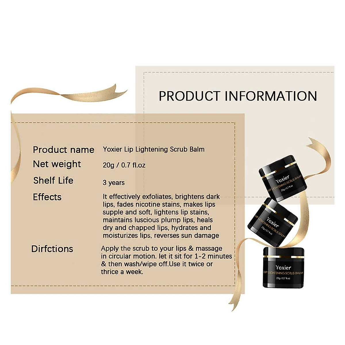 LCMine Lips Pink Fresh Fast Lightening Bleaching Cream Balm Treatment Remove Dark Lips, 0.7 Fl Oz (Pack of 1)