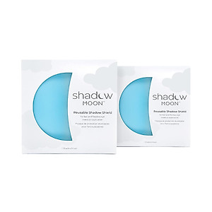 ShadowMoon - Reusable Eye Makeup Shield and Silicone Under Eye Cooling Pad for puffy eyes and perfect makeup application. Alternative to disposable shadow shields and eye makeup shields, 1 Pc Blue