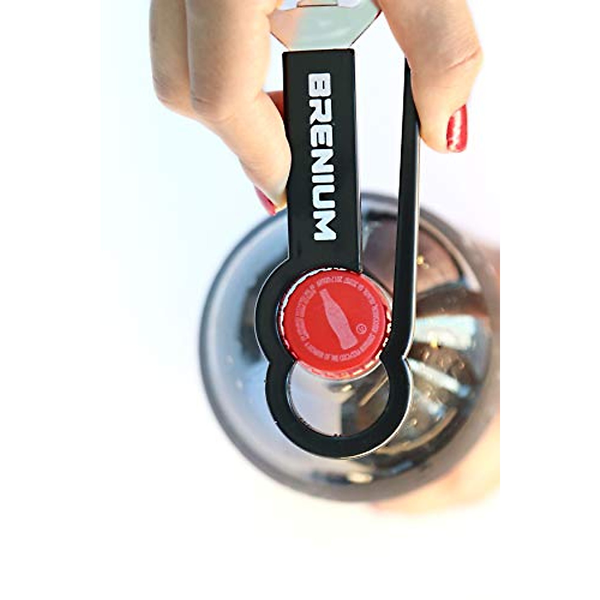 BRENIUM Multifunctional Bottle Opener for Water and Beer Bottle, Plastic Water Bottle, Twist-Off, for Weak Hands, Seniors, Elderly, Rheumatoid Arthritis, Bottle Gripper, Ergonomic
