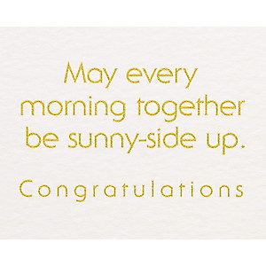 American Greetings Funny Wedding Card (Sunny-Side Up)