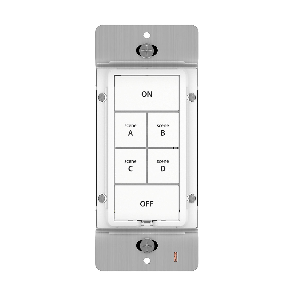 Insteon Smart Dimmer 6-Button Keypad, KeypadLinc in-Wall Controller, 2334-232 (White) - Insteon Hub Required for Voice Control with Alexa & Google Assistant