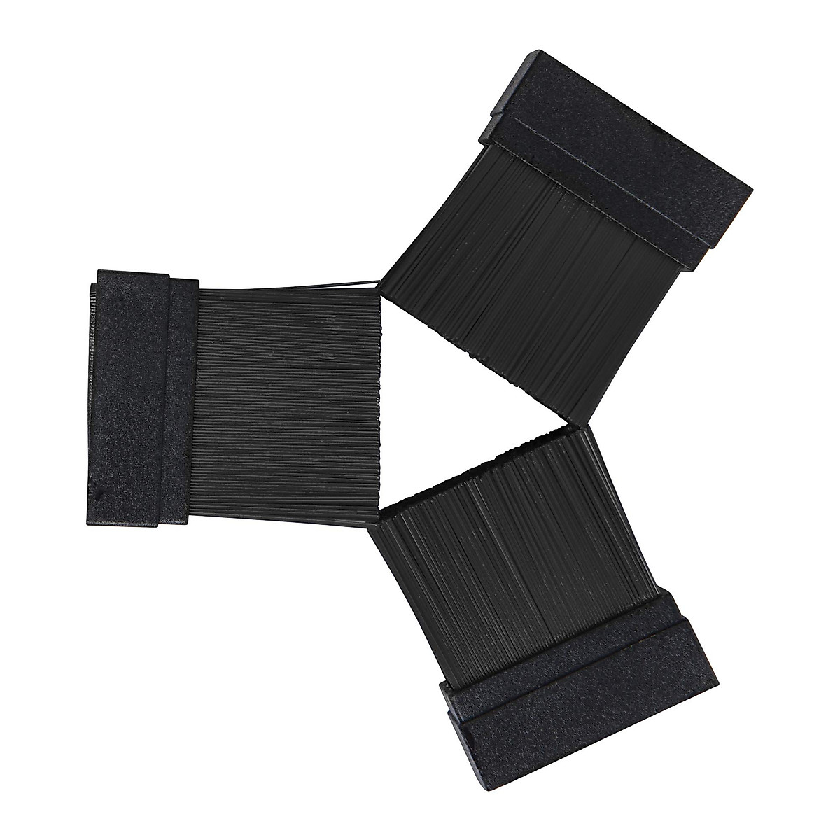 Trophy Ridge Archery Whisker Biscuit V Replacement Bristles, Black