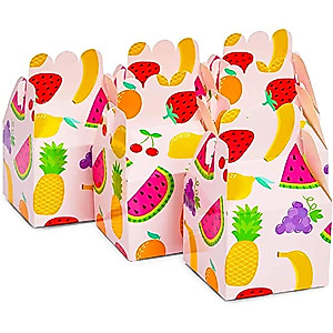 Sparkle and Bash 36 Pack Twotti Frutti Party Favor Boxes, 2nd Birthday Decorations (3.5 x 2.75 In)