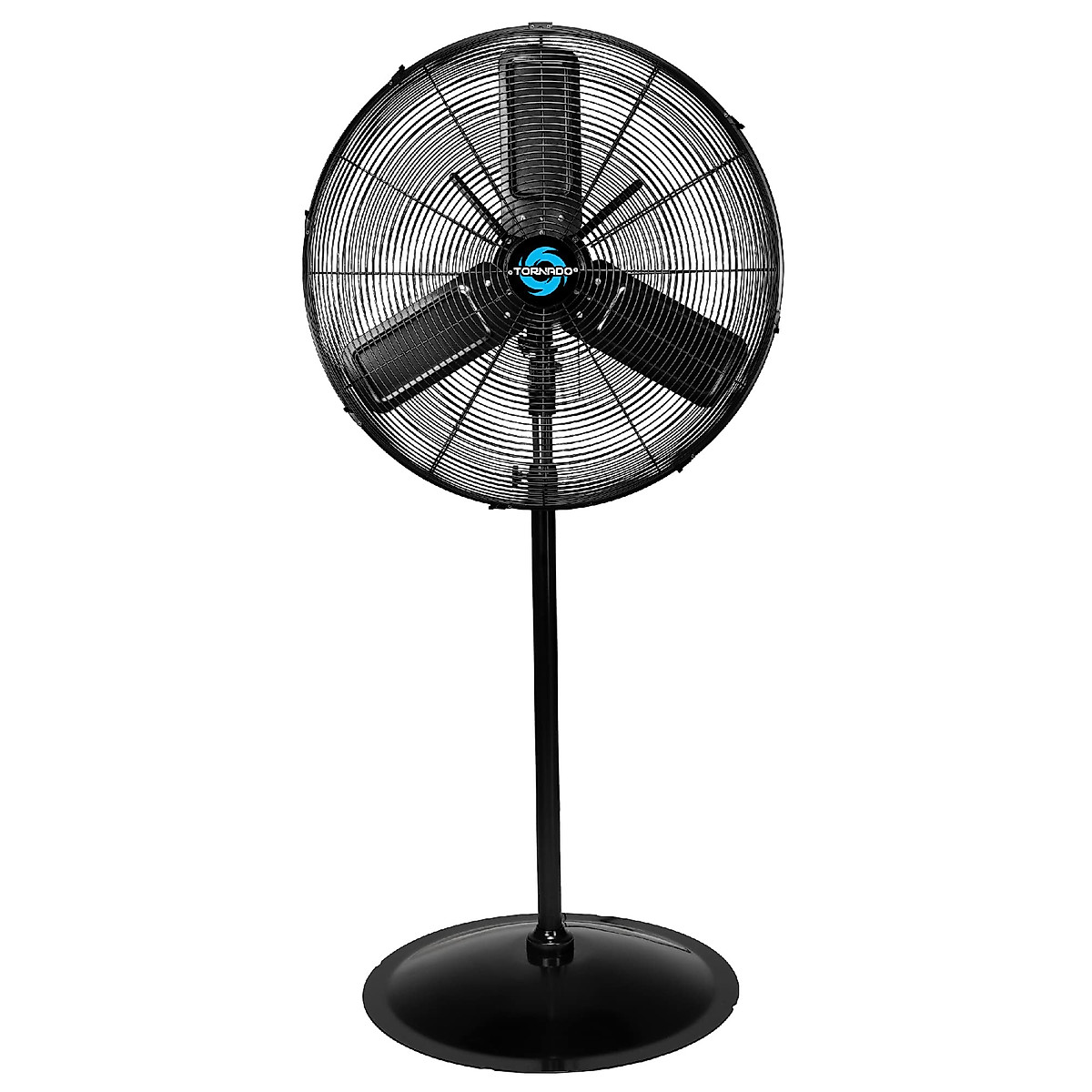 Tornado 24" Outdoor Rated IPX4 Water-Resistant Metal Oscillating Pedestal Fan - 7600 CFM - cETL