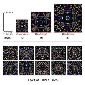 Tile Stickers Purple Abstract Grey Stick on Tiles Bathroom PVC Self Adhesive Wall Tiles Kitchen Stick on Wall Tiles Waterproof Peel and Stick Floor Tiles Self Adhesive Tiles for Walls