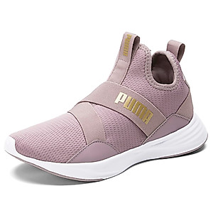 Puma Womens Radiate Mid Slip On Training Sneakers Shoes - Purple - Size 11 M