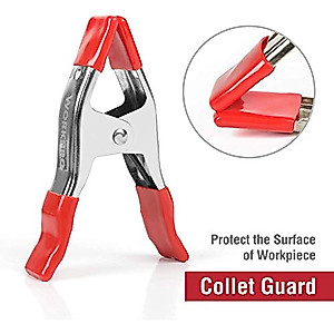WORKPRO W032007 Steel Spring Clamp, Heavy-Duty, 2-In., Non-Marking PVC Coated (Single Pack)