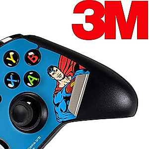 Skinit Decal Gaming Skin Compatible with Xbox One Controller - Officially Licensed Warner Bros Superman Portrait Design