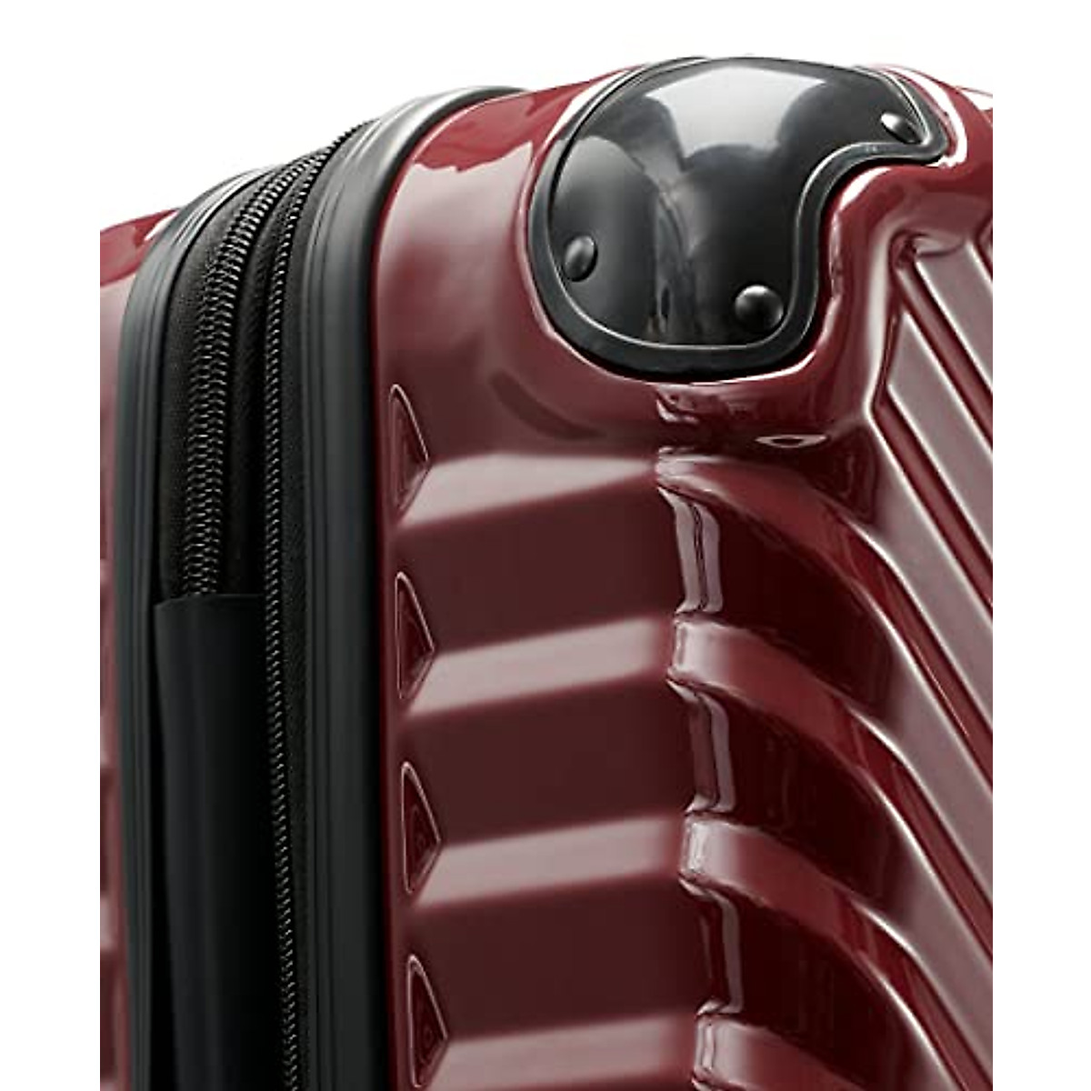 Karl Lagerfeld Paris Women's Carryon Spinner Wheels Hardside, Burgundy, One Size