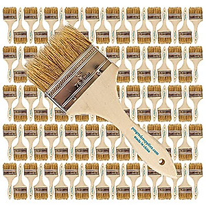 Pro Grade - Chip Paint Brushes - 96 Ea 3 Inch Chip Paint Brush Light Brown
