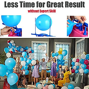 Party Zealot Electric Balloon Inflator Dual Nozzles with Balloon Sizer Air Pump US Standard Plug for Balloon Arch, Balloon Column Stand, and Balloon Decoration