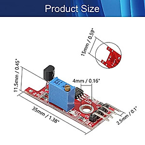 Temperature Probes Sensors, KY-026 Flame Sensor Module IR Sensor De, Temperature Detecting for Arduino,（Aicosineg）