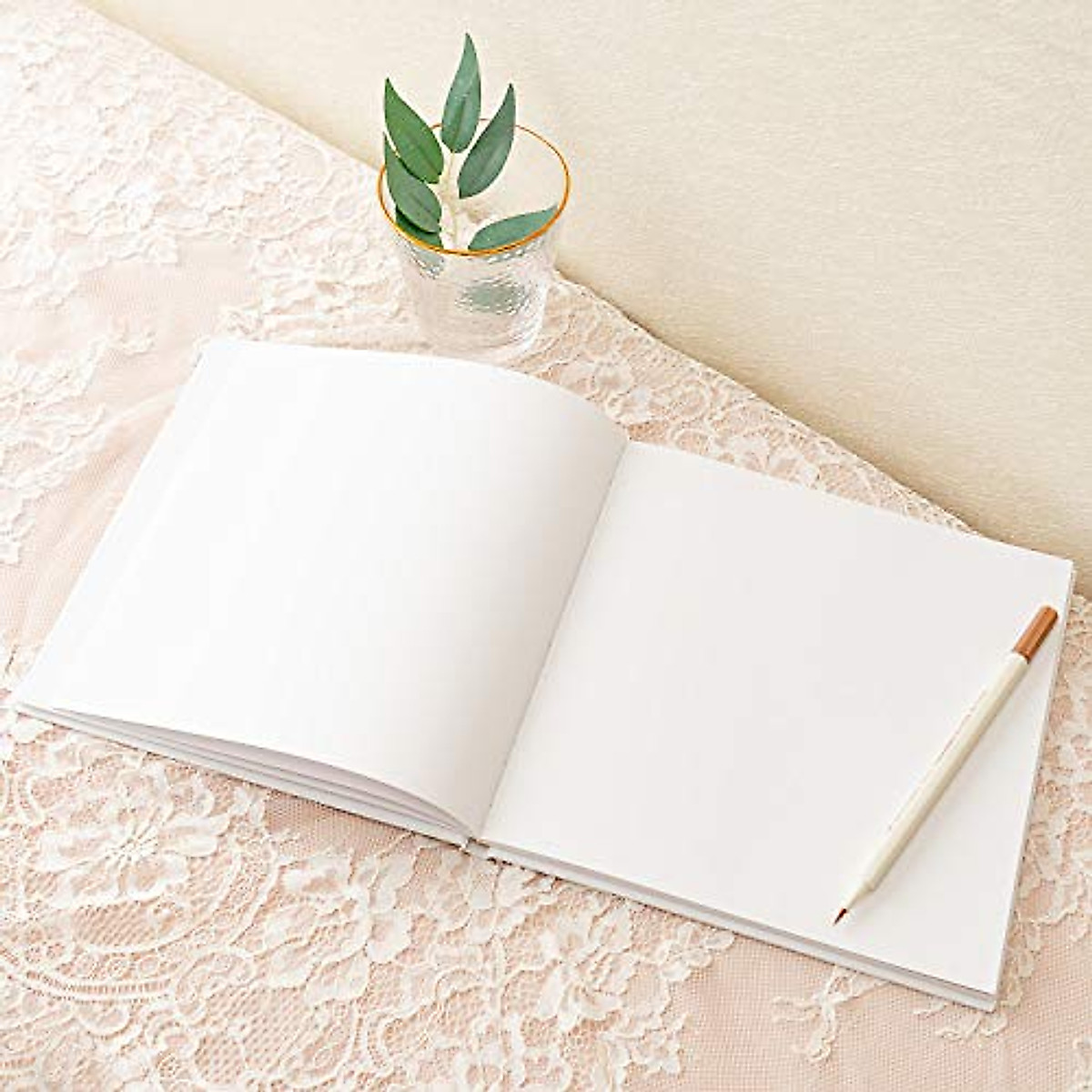 Calculs Libro De Firmas para Quinceañera Guest Book 15th Quinceanera Party Favors 8.5” Rose Gold Book Polaroid Photo Album Decorations