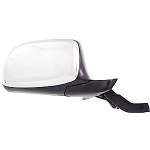 Kool-Vue Mirror Set Compatible with 1992-1996 Ford F-150, Fits 1992-1997 F-250, Fits 1992-1997 F-350, Fits 1992-1996 Bronco, Driver and Passenger Side Manual Folding, Chrome, Power Glass, Paddle Style